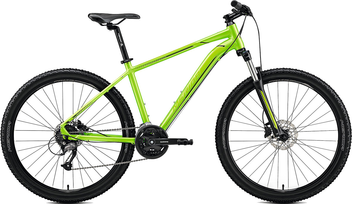 Велосипед Merida BIG.SEVEN 40-D 27.5 lite green black Зеленый ...