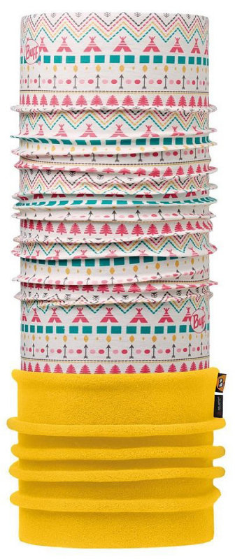 Бандана BUFF CHILD POLAR multi-yellow Желтый BU 113424.555.10.00 VeloOnline