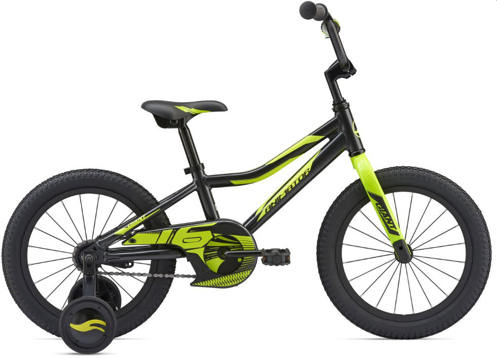 Велосипед Giant ANIMATOR 16 black-green Черный 90061810 VeloOnline