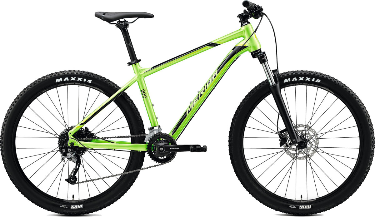 Велосипед Merida BIG.SEVEN 200 27.5 glossy green black Зеленый ...
