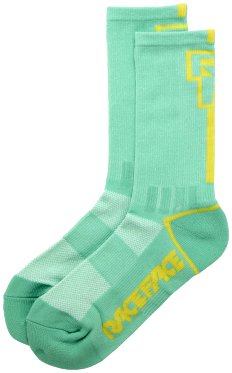Носки велосипедные RaceFace Indy 7" Socks (Mint) Зеленый RFHB106068 ...