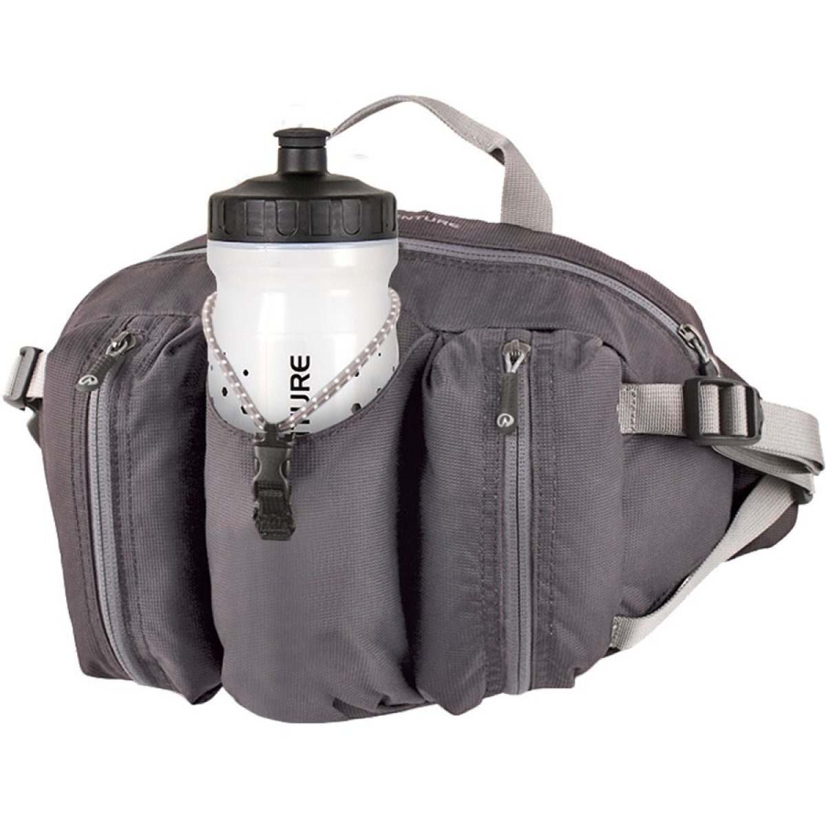 Сумка поясная Lifeventure Hip Pack Active black Серый 56041 - отзывы ...