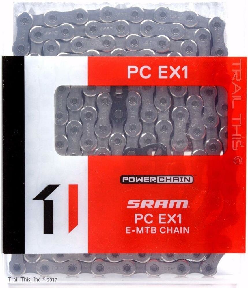 Цепь Sram CN PCEX1 114LI W/PWR.LCK Серый 00.2518.026.021 VeloOnline