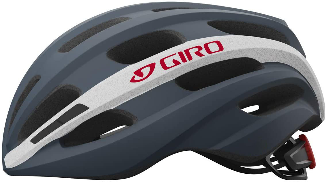Шлем Giro Isode portaro grey white red Серый 7129912 VeloOnline