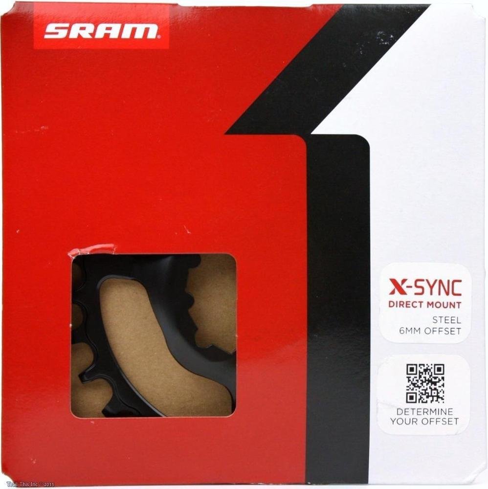 Звезда Sram X-SYNC CRING X-SYNC STEEL 11S 28T DM 6 OFFSET Черный 11 ...