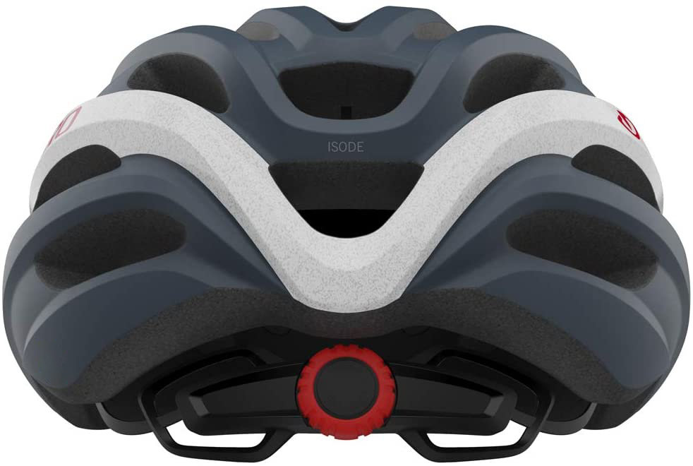 Шлем Giro Isode portaro grey white red Серый 7129912 VeloOnline