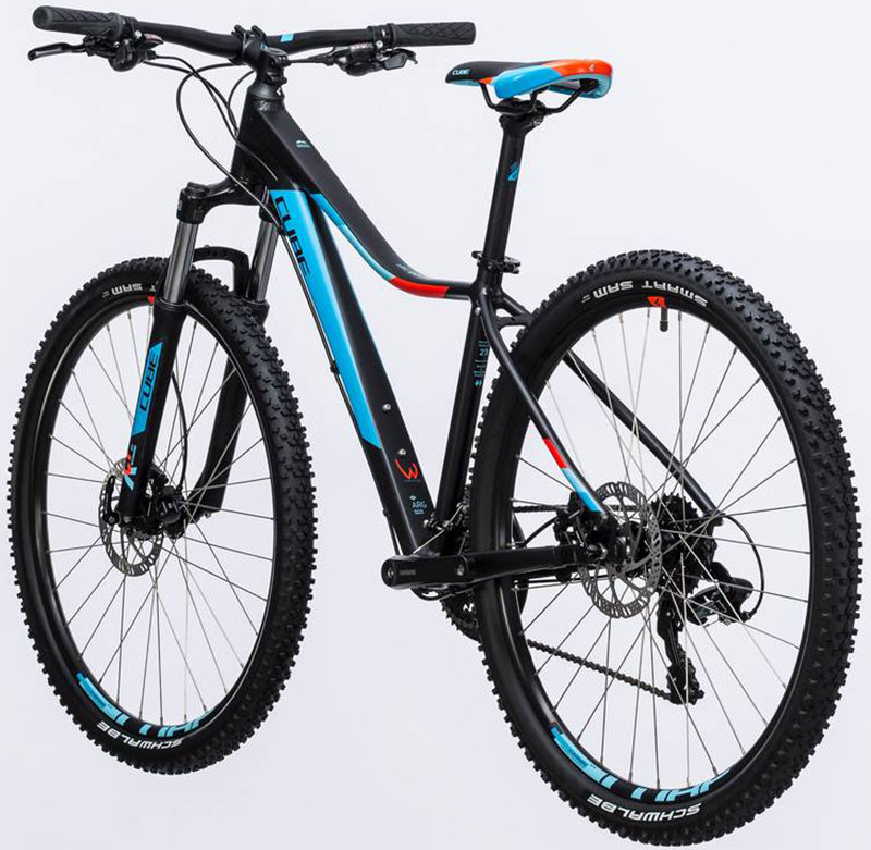 Велосипед Cube ACCESS WLS DISC 27,5 black-blue Черный 825100-16 VeloOnline