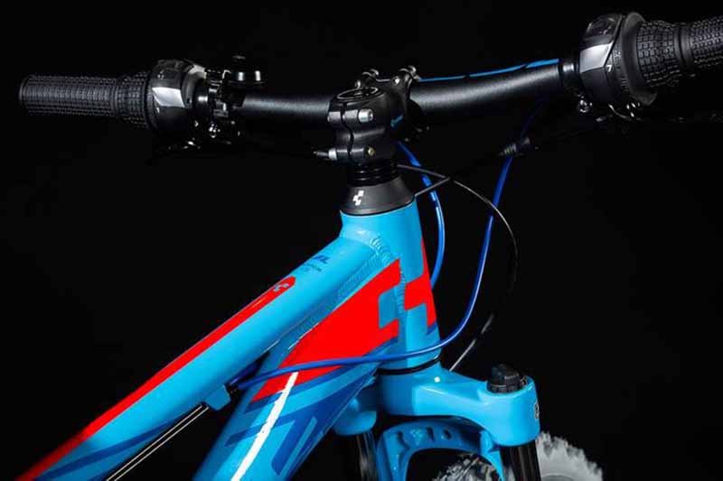 Велосипед Cube KID 240 DISC blue-flashred Синий VeloOnline